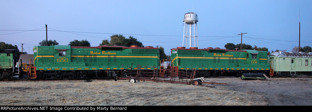 Modoc Northern 650 and 651